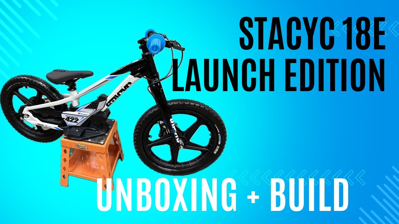 STACYC 18e launch edition unboxing and assembly - YouTube