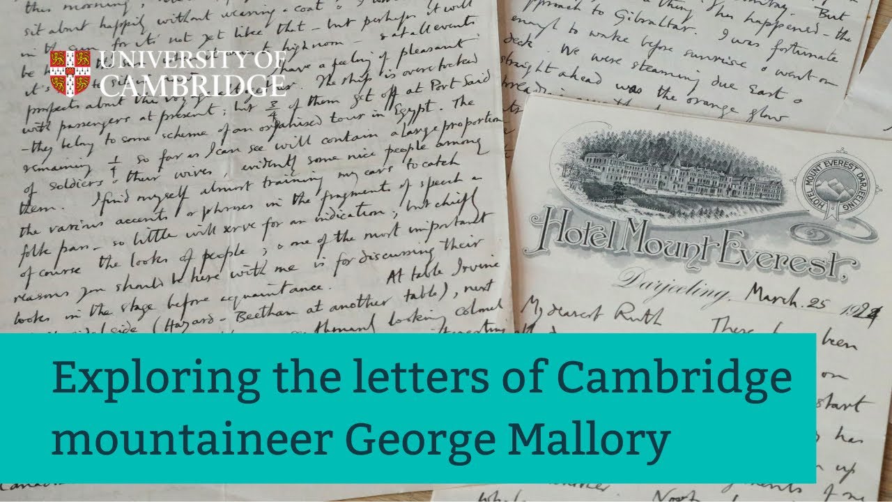 George Mallory's letters from Mount Everest tell lost climber's story