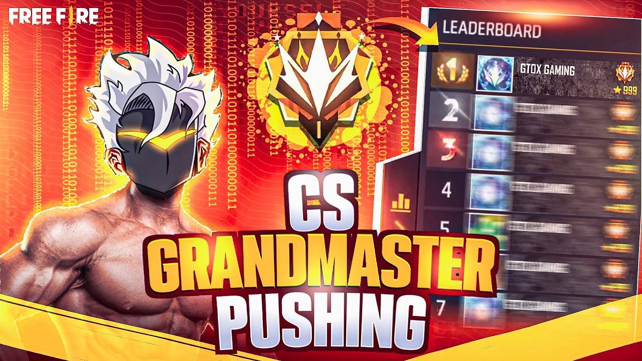 PUSH TO TOP 1 GRANDMASTER - CS RANKED 😎👽 #2BGAMER #FREEFIRELIVE # ...