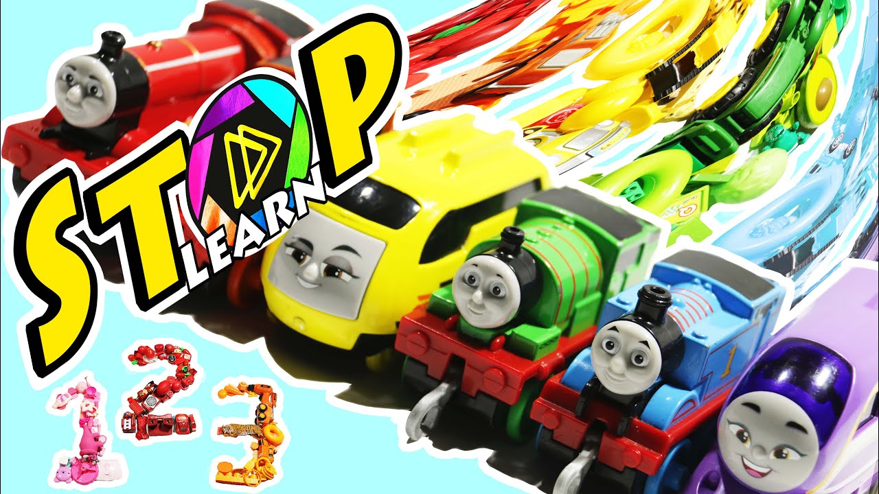Thomas & Friends TRAINS Learn Numbers and Colors - Toy Animation ...