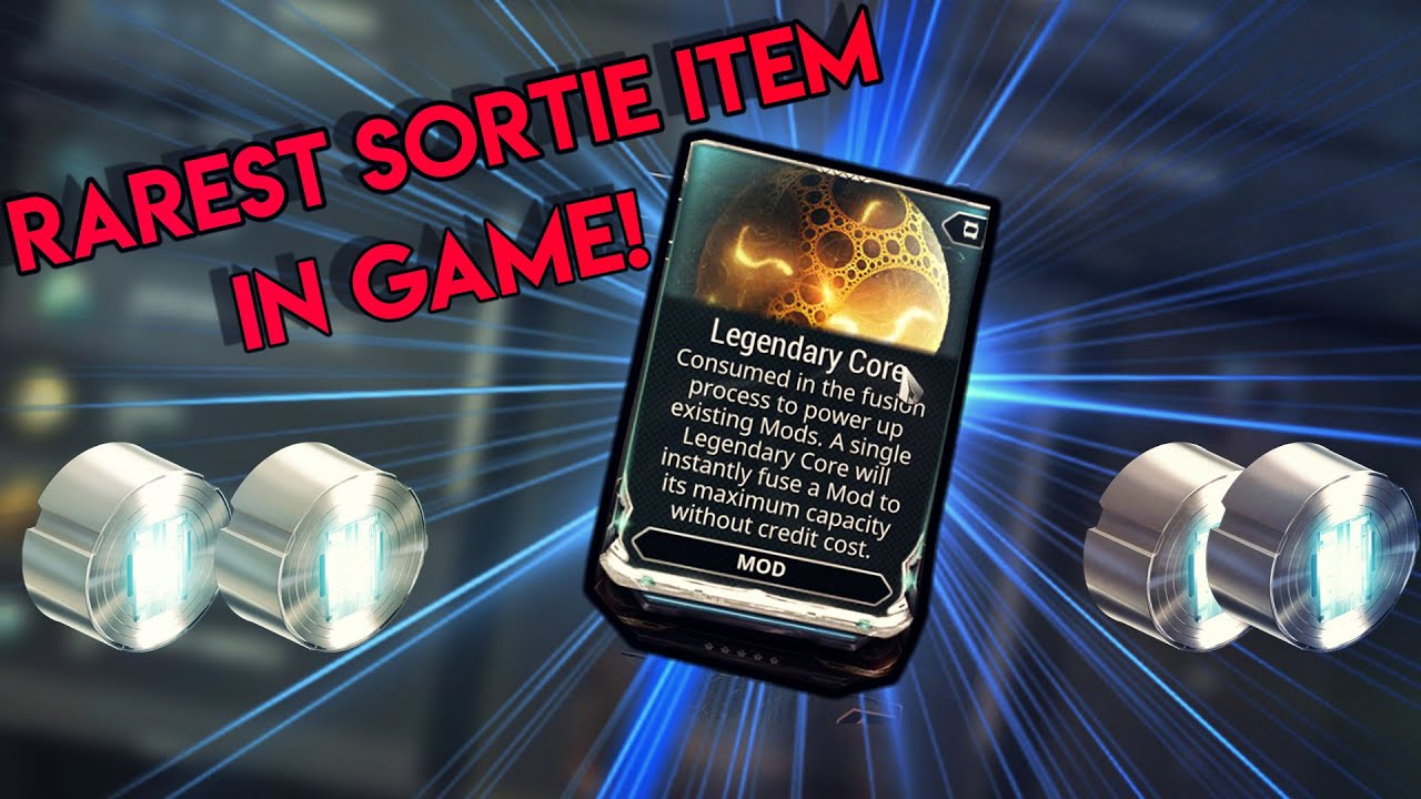 I Got THE RAREST FUSION CORE In Warframe!! - YouTube