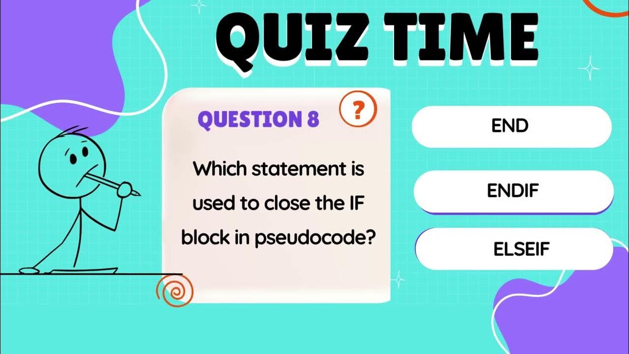 Pseudocode MCQ Quiz - Test Your Logic Skills! - YouTube