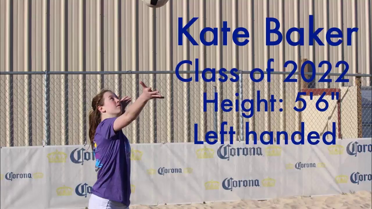 Kate Baker ~ Beach Volleyball ~ Class of 2022 ~ December 2017 - YouTube
