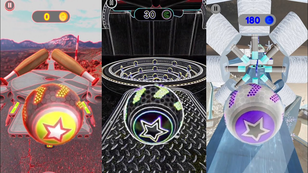 Marvelous new levels in going balls game - playing with original ball ...