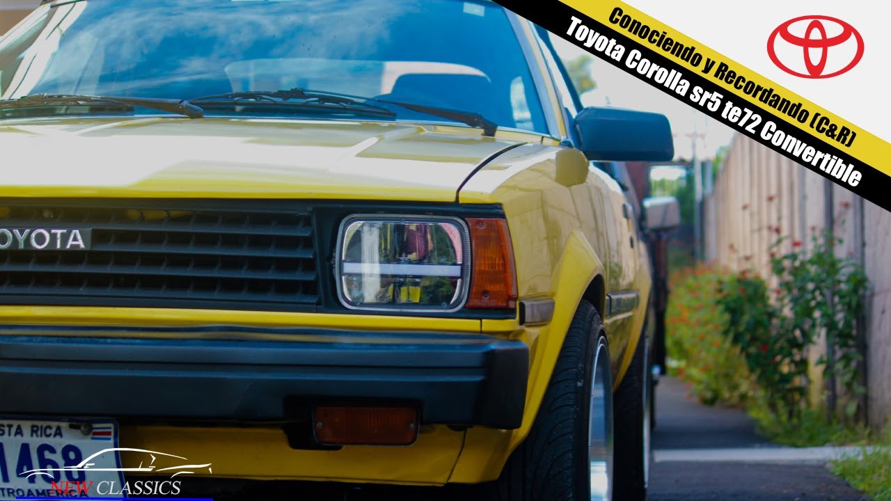 Toyota Corolla sr5 Convertible / Conociendo y Recordando (C&R) - YouTube