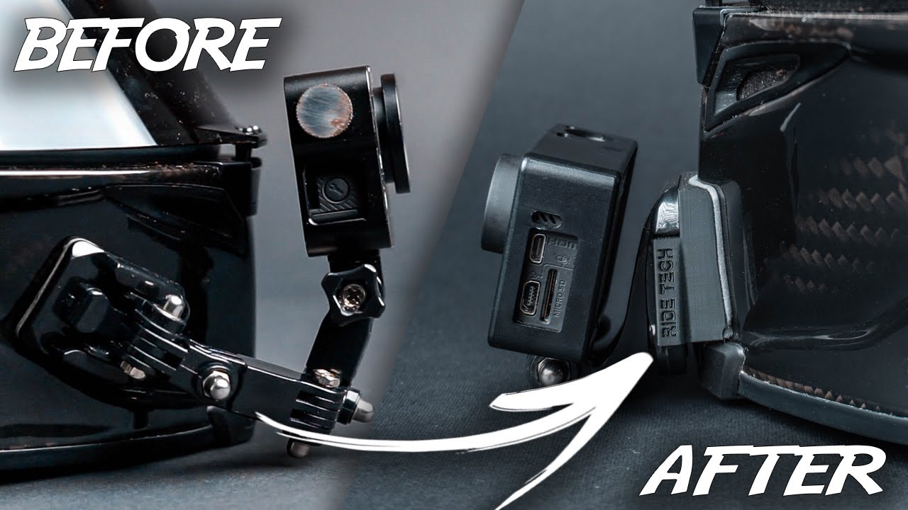 BEST GOPRO Motorcycle Helmet CHIN MOUNT - YouTube