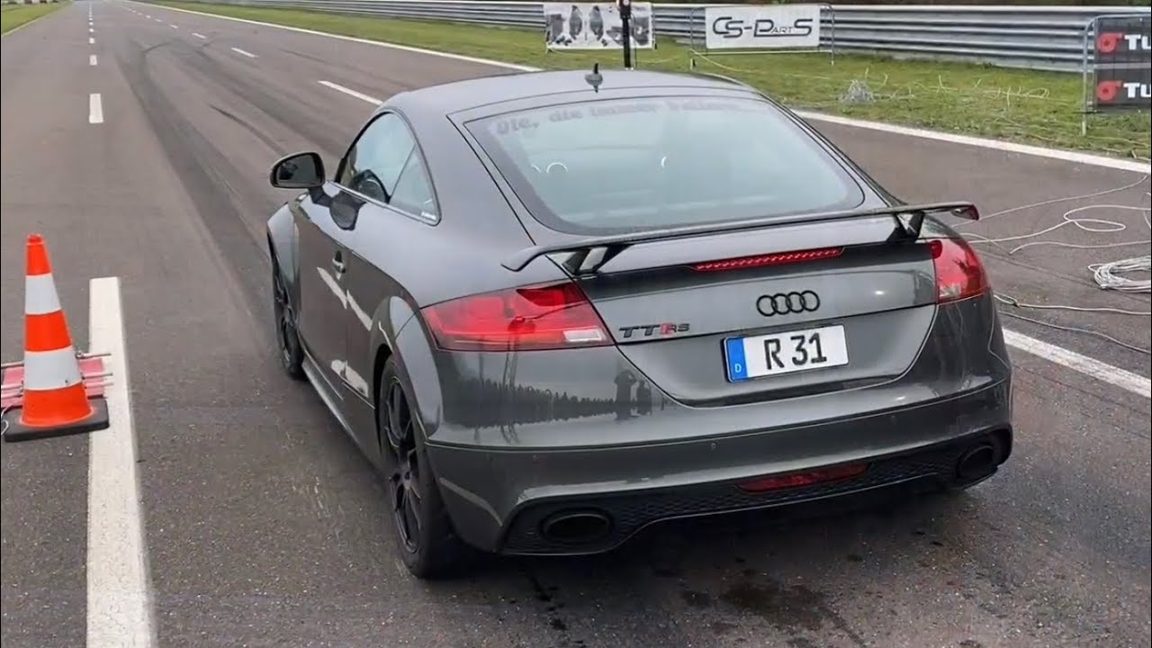 💥ZIEL ERREICHT💥1000+hp Audi TTRS R31 Turbo @ TTT Half Mile Finals 01.10 ...