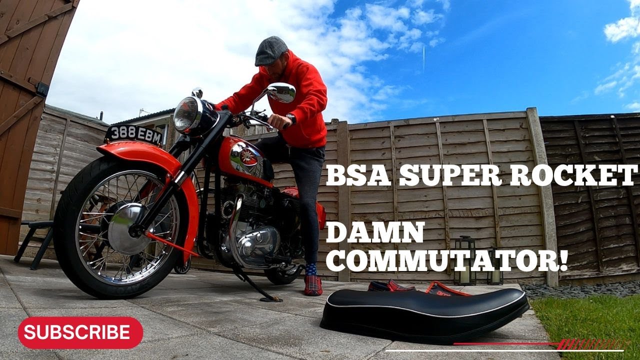 BSA A10 Super Rocket - Dynamo Commutator Fixed! - YouTube