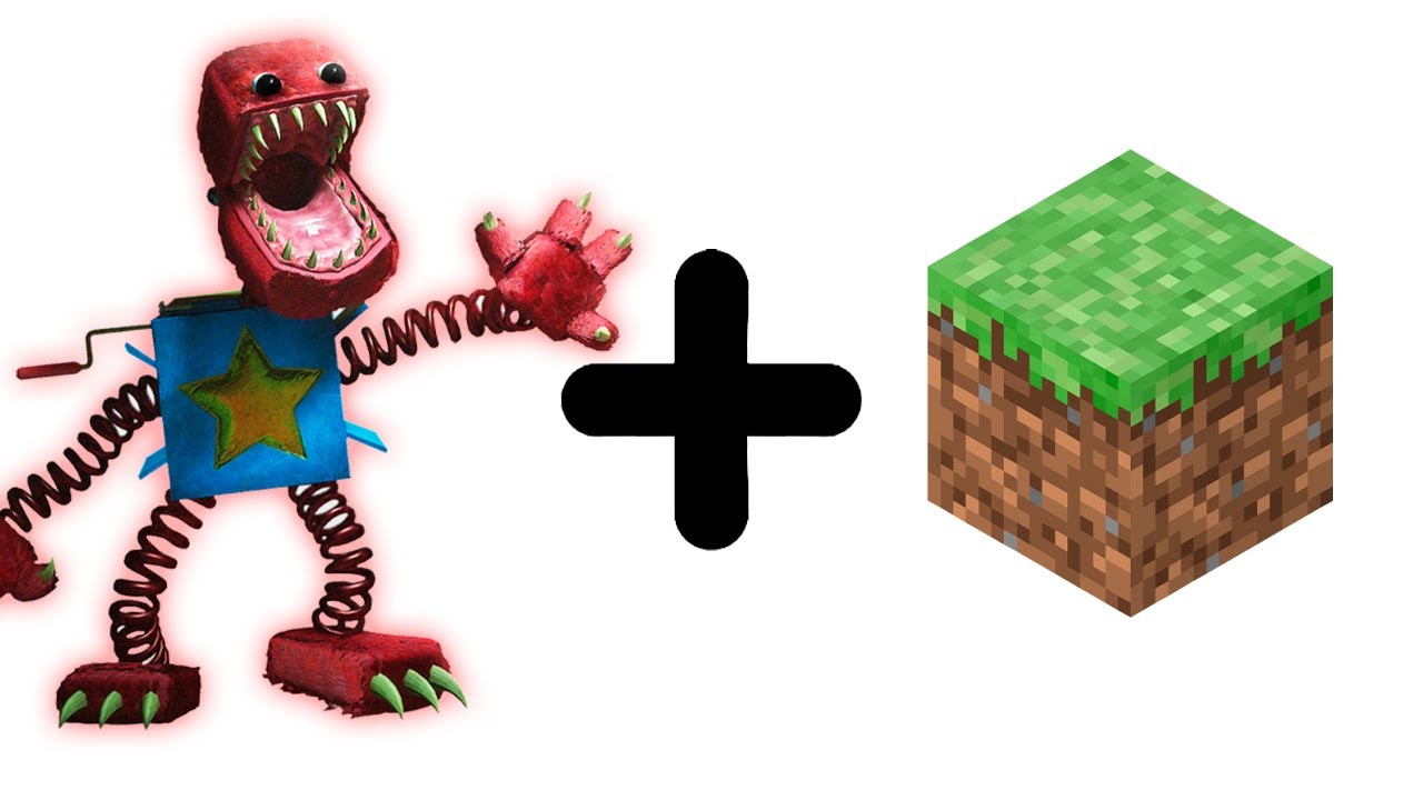 Boxy Boo + Minecraft = ??? Project Playtime Animation - YouTube