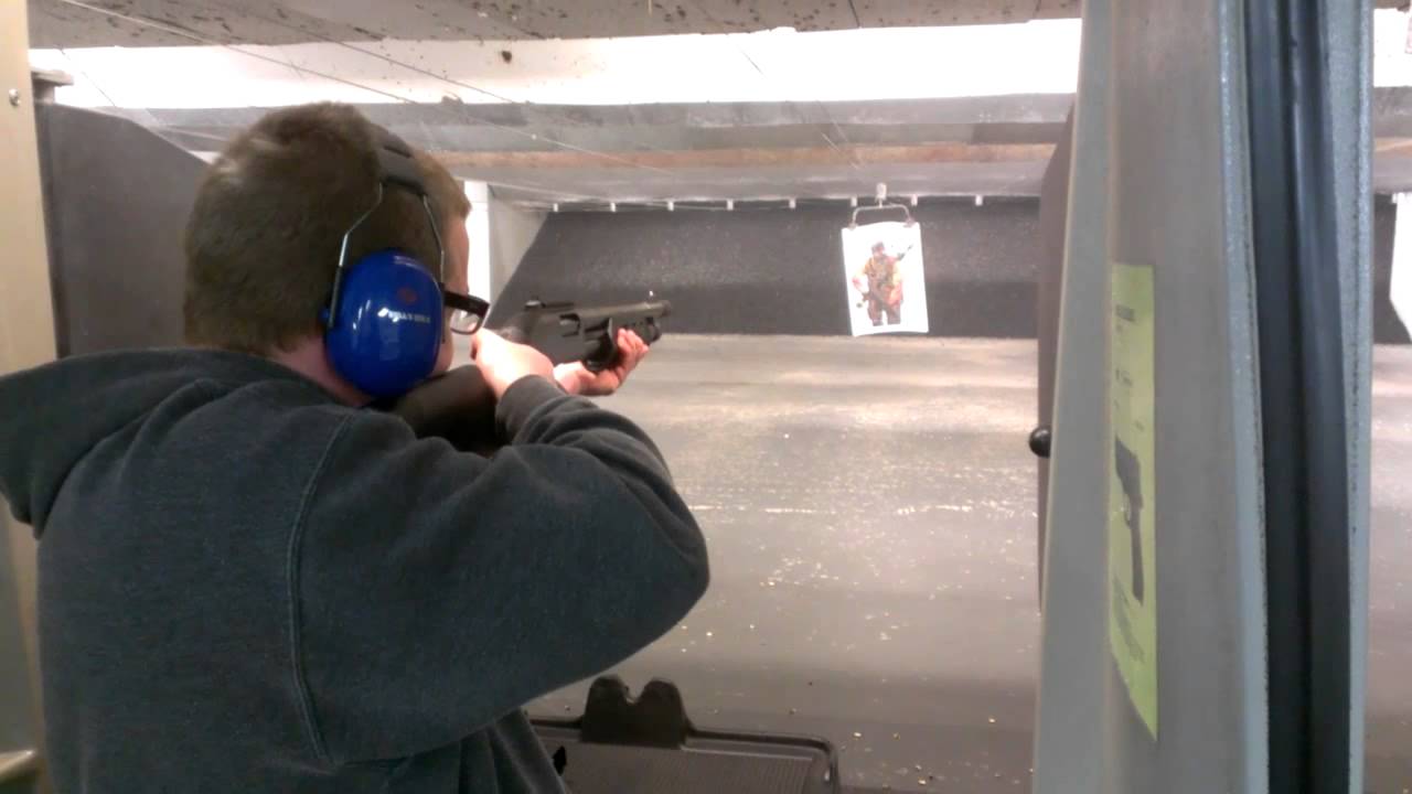 Having some fun at Insight Shooting Range - YouTube