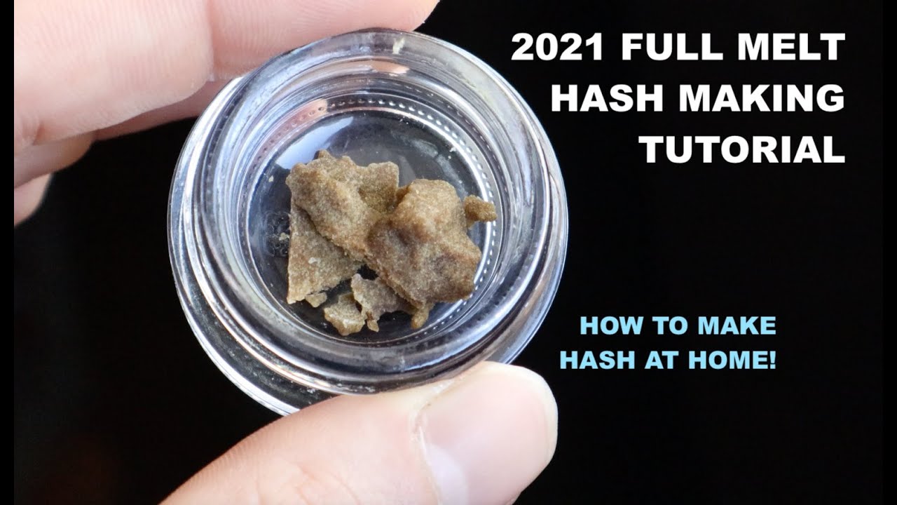 How to Make HASH at HOME | 2021 Full Melt Bubble Hash Guide (4K HD) - YouTube