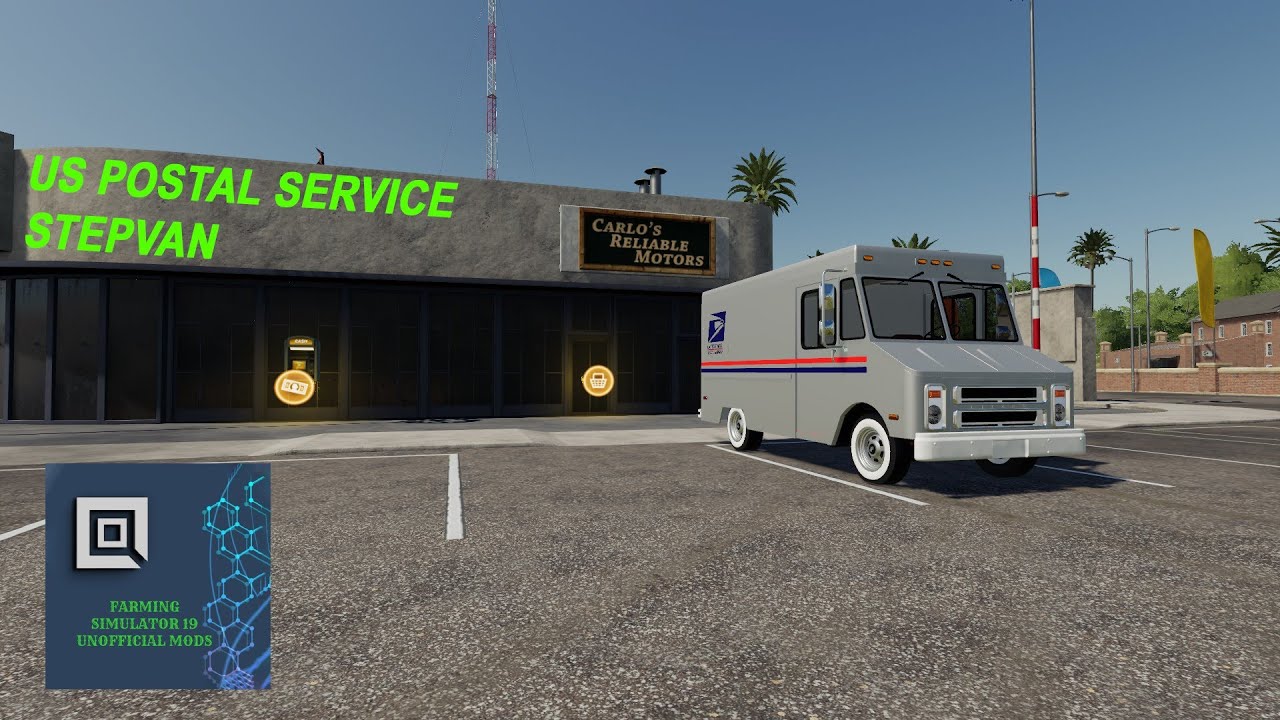 Farming Simulator 19 | US Postal Service Stepvan | MOD PC | - YouTube