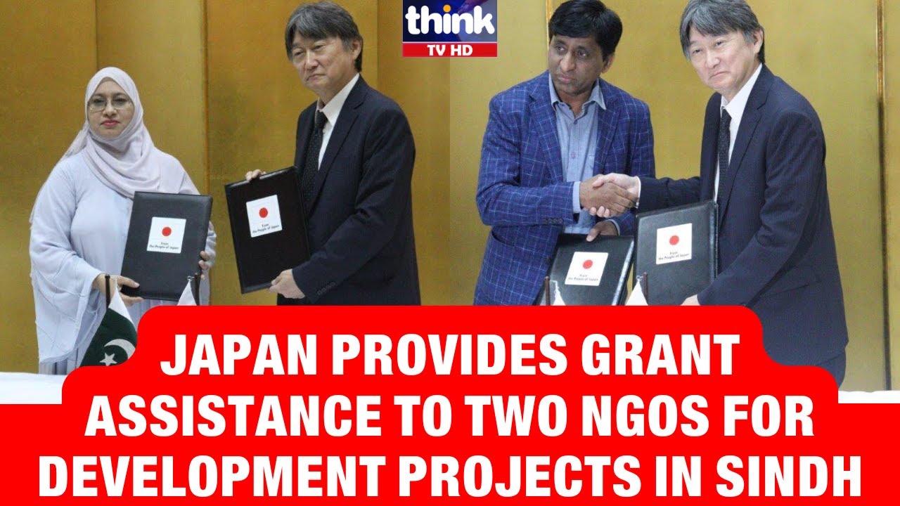 GGP Joint Grant Contract Signing Ceremony at Japan Consulate In Karachi ...