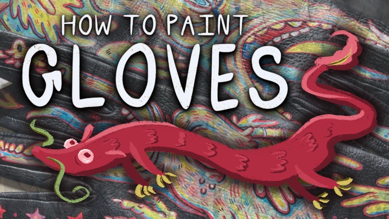 How I Paint on Leather - YouTube