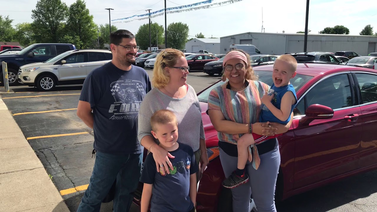 Steve & Kelly Merkle Family with their new Ford Fusion from Statewide ...