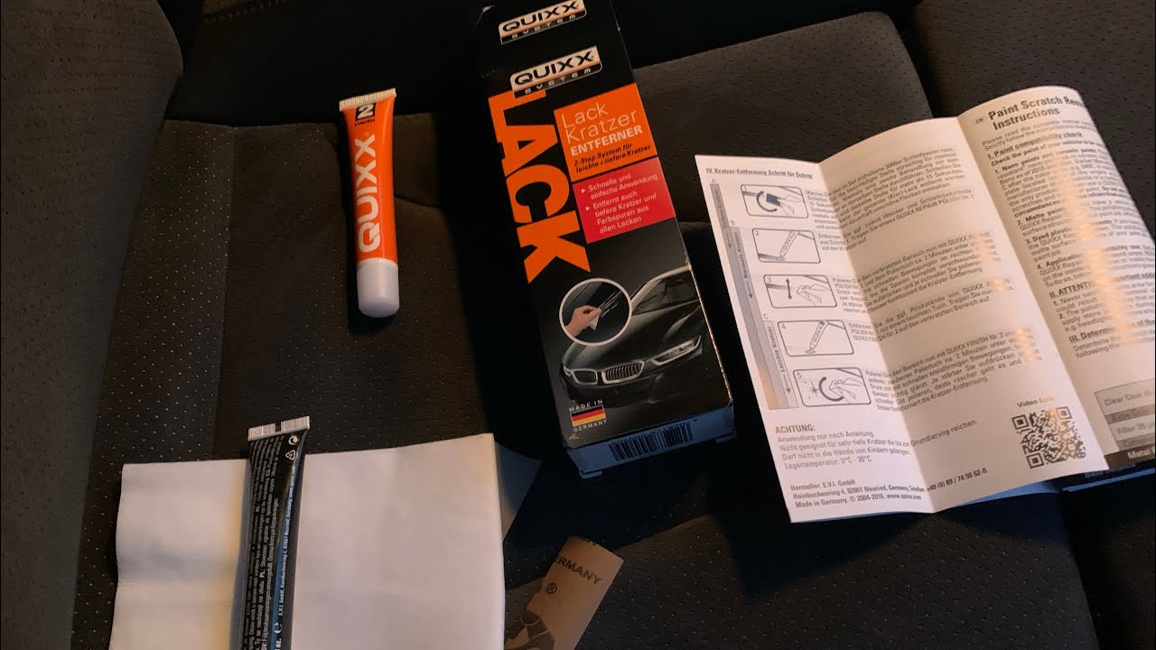 Quixx Lack Kratzer Entferner- Schlüsselkratzer am Auto entfernen ...