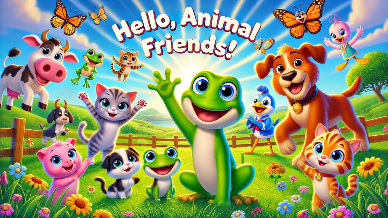 🎶 Hello, Animal Friends! | Fun Sing-Along for Kids 🐾🎤 # ...