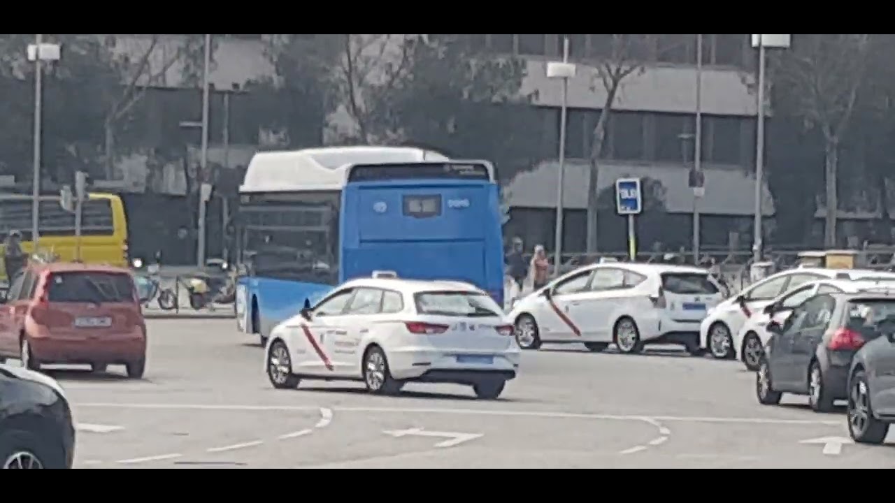 Here is the EMT bus 2046 on the number 66 in Madrid Saturday 18 ...