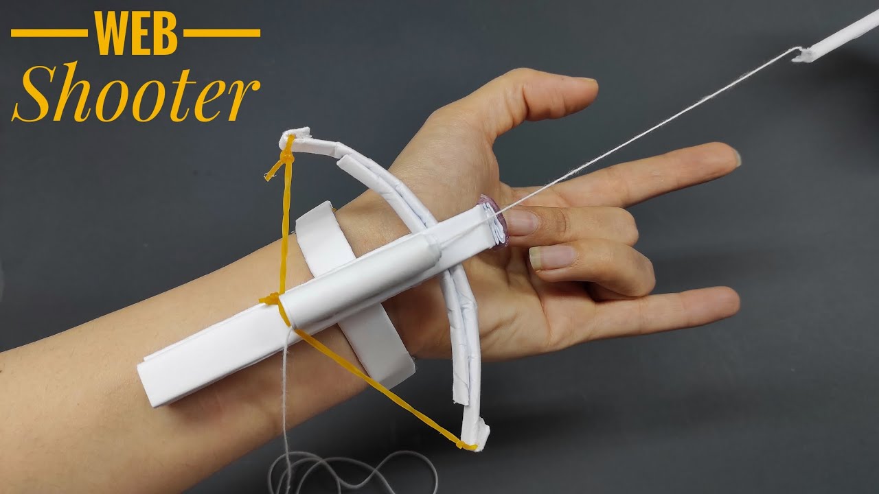 How to make Spider-Man Web shooter | How to make powerful Web shooter ...