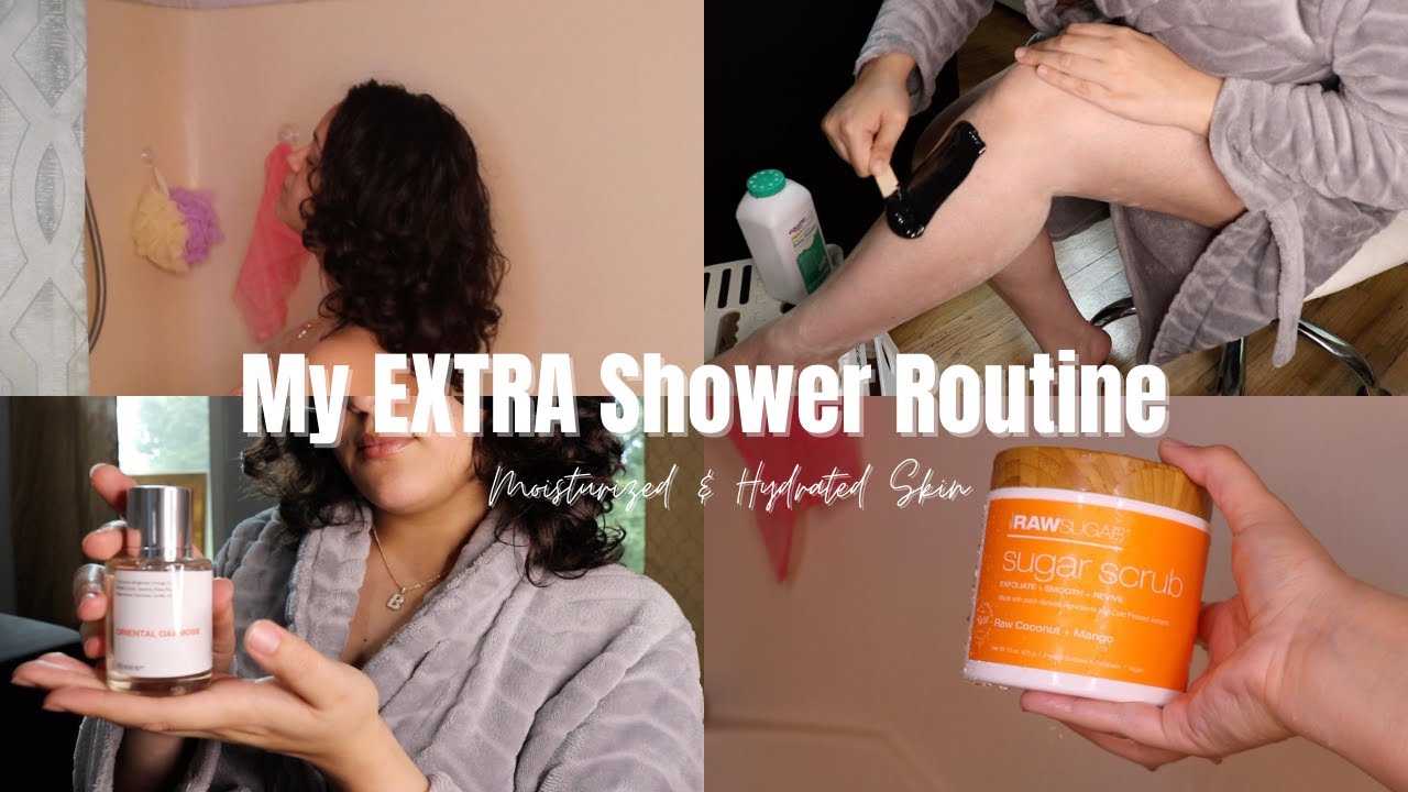 My Extra Shower Routine | Dossier, Raw Sugar, Method Body Etc ...