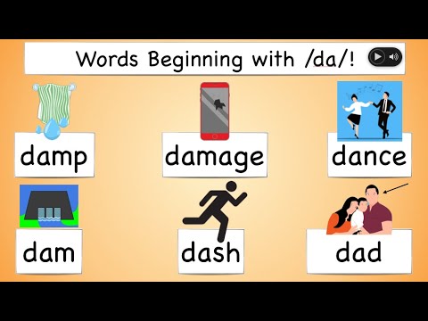 Phonics for Kindergarten and First Grade: Words Beginning with /da ...