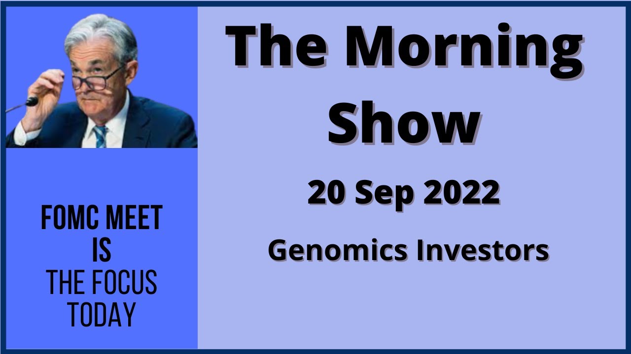 Market focus on FOMC today. Direction of the market unclear. - YouTube