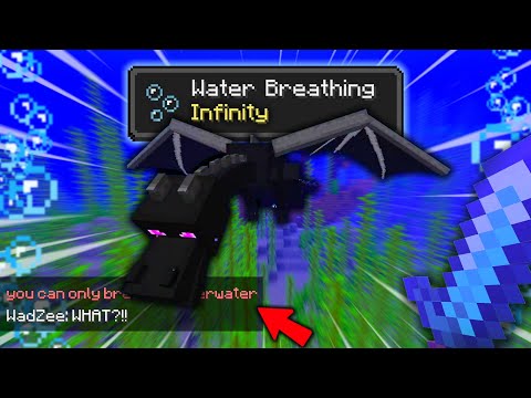 Beating Minecraft, But You Can ONLY SURVIVE UNDERWATER (Part 4)
