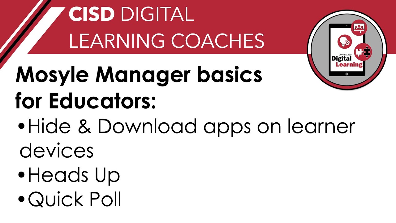 Mosyle Manager basics for Educators - YouTube