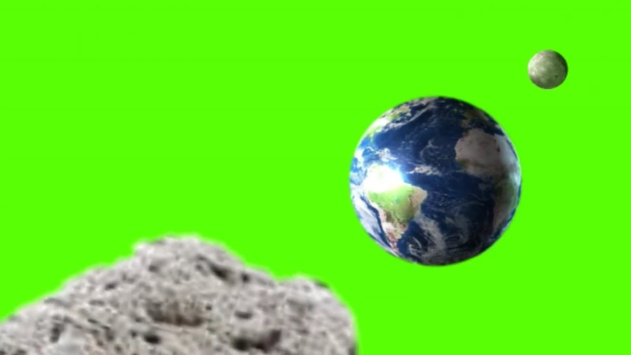 Green screen meteor - YouTube