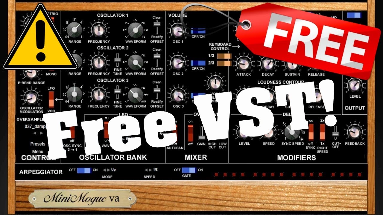 【Free VST!】Best Free Analog Synth VST Plugin of Moog Minimoog ...