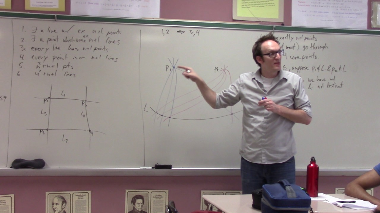 Discrete Math - Rose - The Finite Projective Plane - Part 1 of 2 - YouTube
