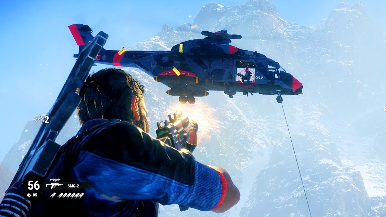 Just Cause 4 Crashing Trains with Master Rico & Rampage in the Snow ...