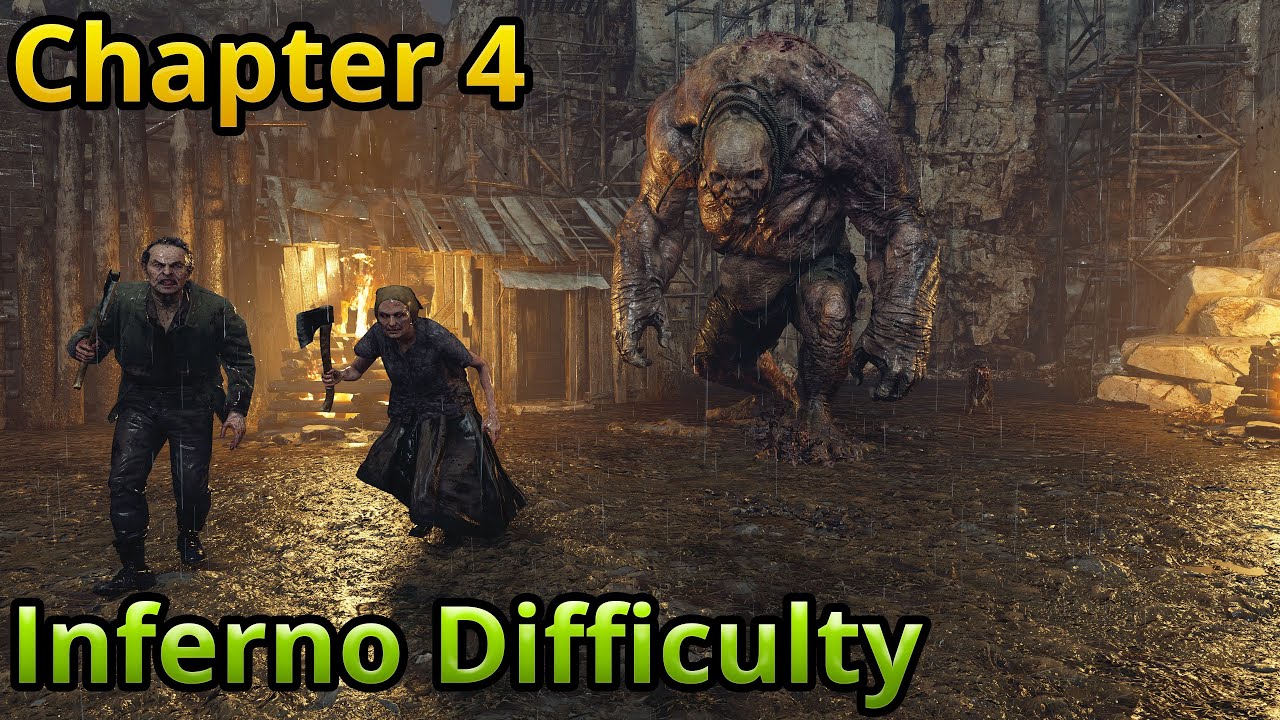 Resident Evil 4 Remake Inferno Difficulty Challenge Chapter 4 - YouTube