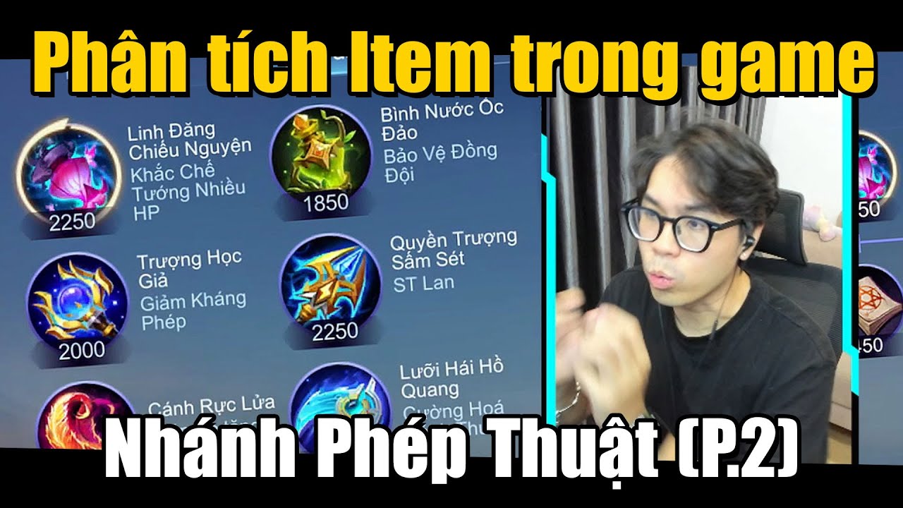 MLBB | PHÂN TÍCH ITEM TRONG GAME (P.2): TRANG BỊ PHÉP THUẬT! | Tốp Mỡ ...
