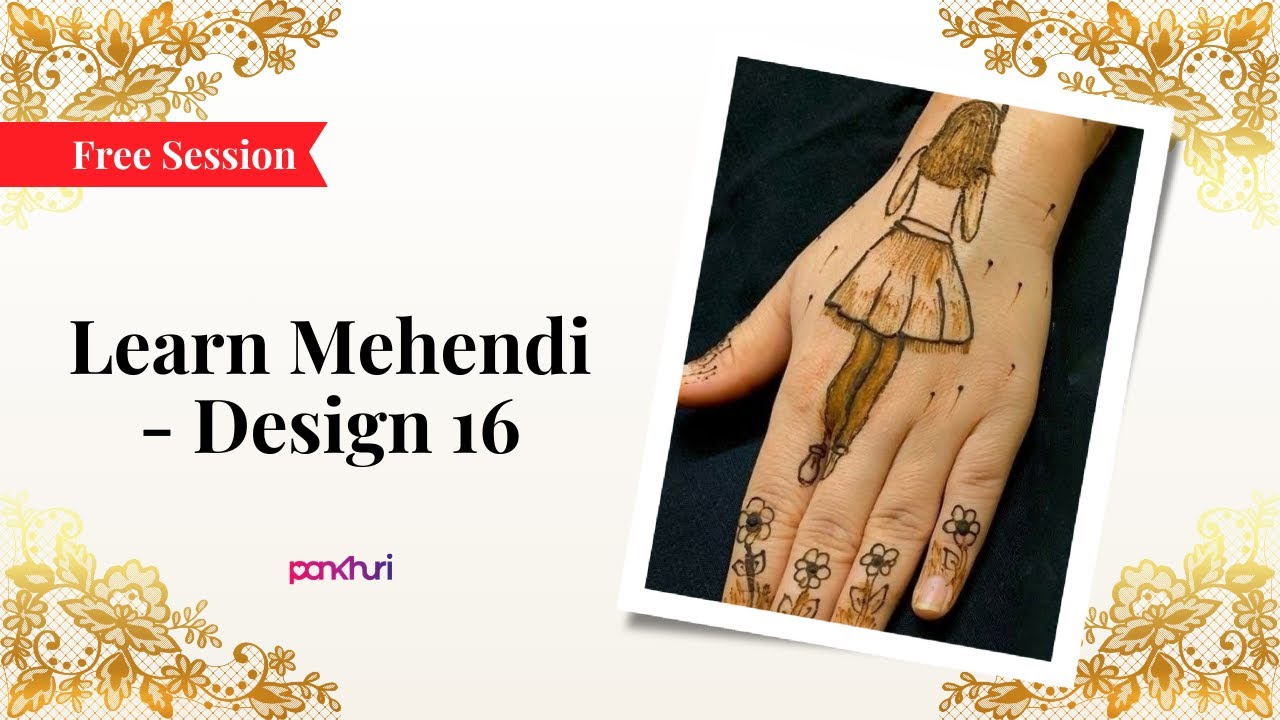 Learn Mehendi - Design 16 | Mehendi | Live Session | Ask Pankhuri - YouTube
