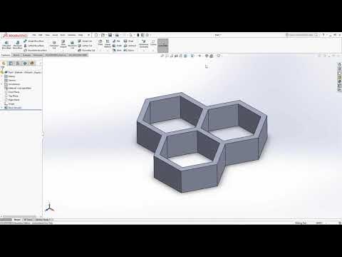 SolidWorks 18 Exercise 03--Hexagon - YouTube