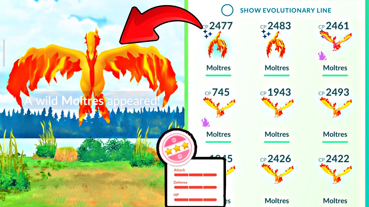 Catching My 2nd Shiny Galarian Moltres Pokemon Go Shiny - YouTube