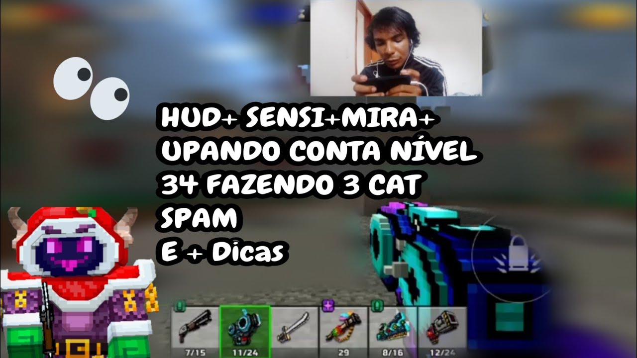 Dicas de mira mais hud e sensibilidade no Pixel Gun 3D - YouTube