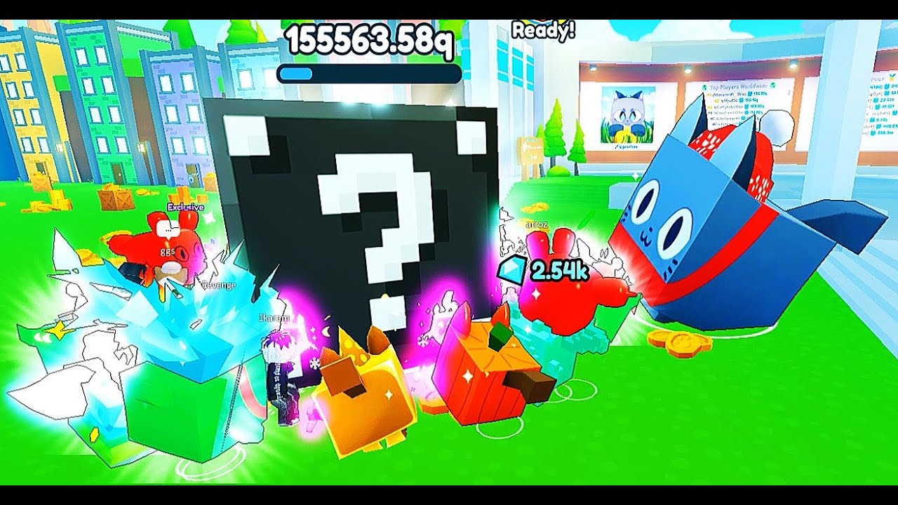 I Broke MANY HUGE LUCKY BLOCKS & Hatched THIS ? From Rainbow Block ...