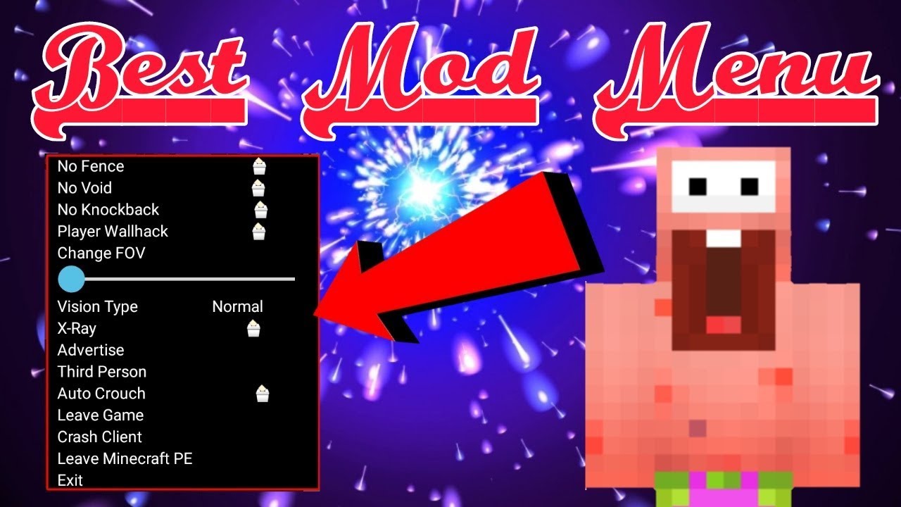 OMG Best Minecraft PE Mod Menu Reflex Engine v1 - YouTube