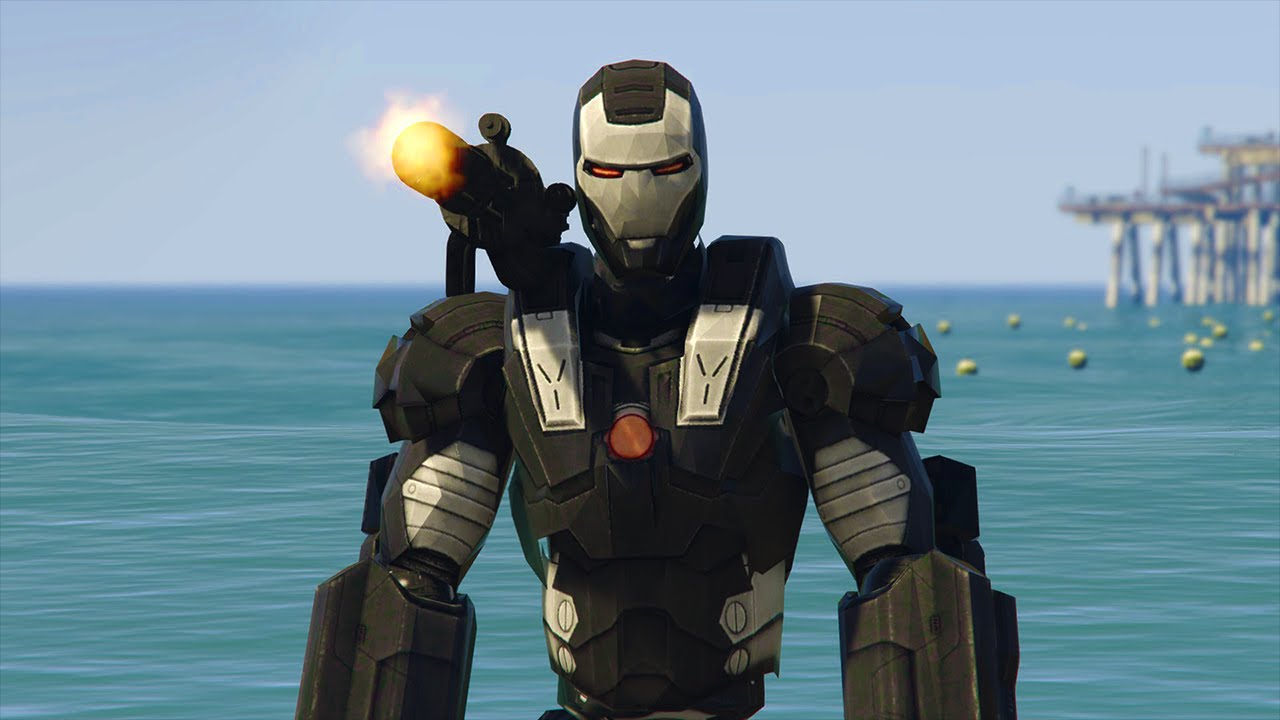 ULTIMATE WAR MACHINE MOD! (GTA 5 Mods Funny Moments) - YouTube