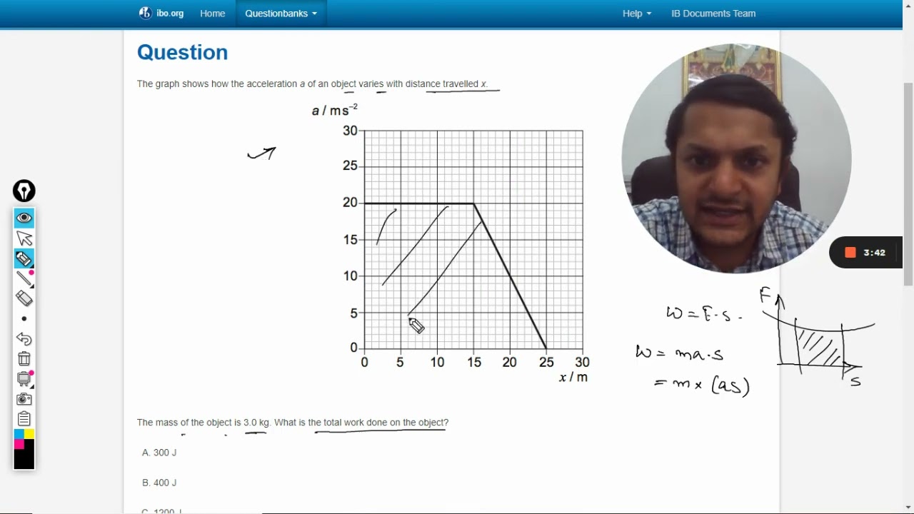 The graph shows how the acceleration a of an object varies with ...
