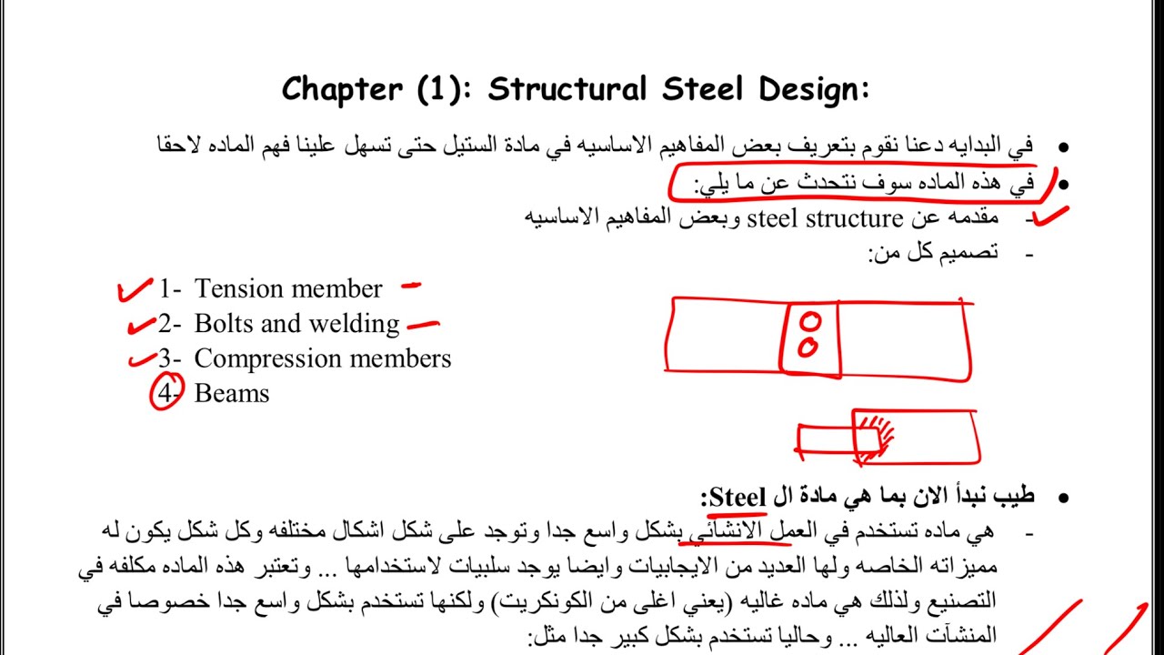 Chapter (1) steel design structure || lecture (1) “Introduction of ...