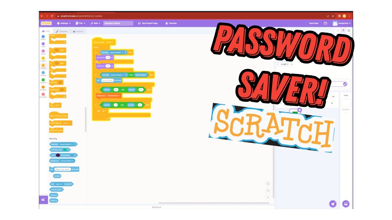 How To Make A Password Saver Scratch Made With Clipchamp YouTube How To Make A Password Saver Scratch Made With Clipchamp YouTube