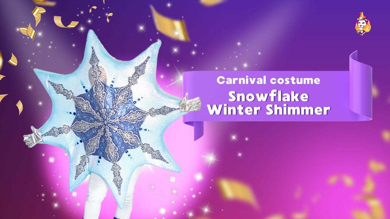 Snowflake Winter Shimmer Carnival costume - YouTube