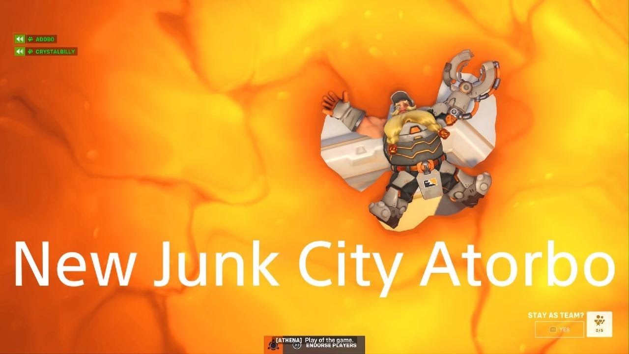 Overwatch 2 S8 New Junk City 3 Stack Good - YouTube