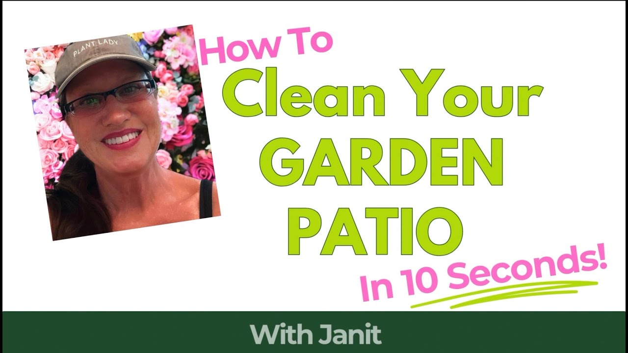 How to Clean Your Stone Patio in 10 Seconds! Make Your Garden Chores ...