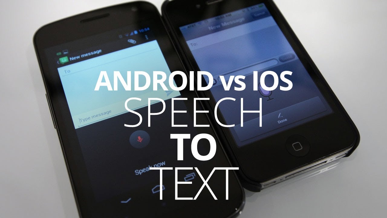 Android vs. iOS: Speech to Text - YouTube