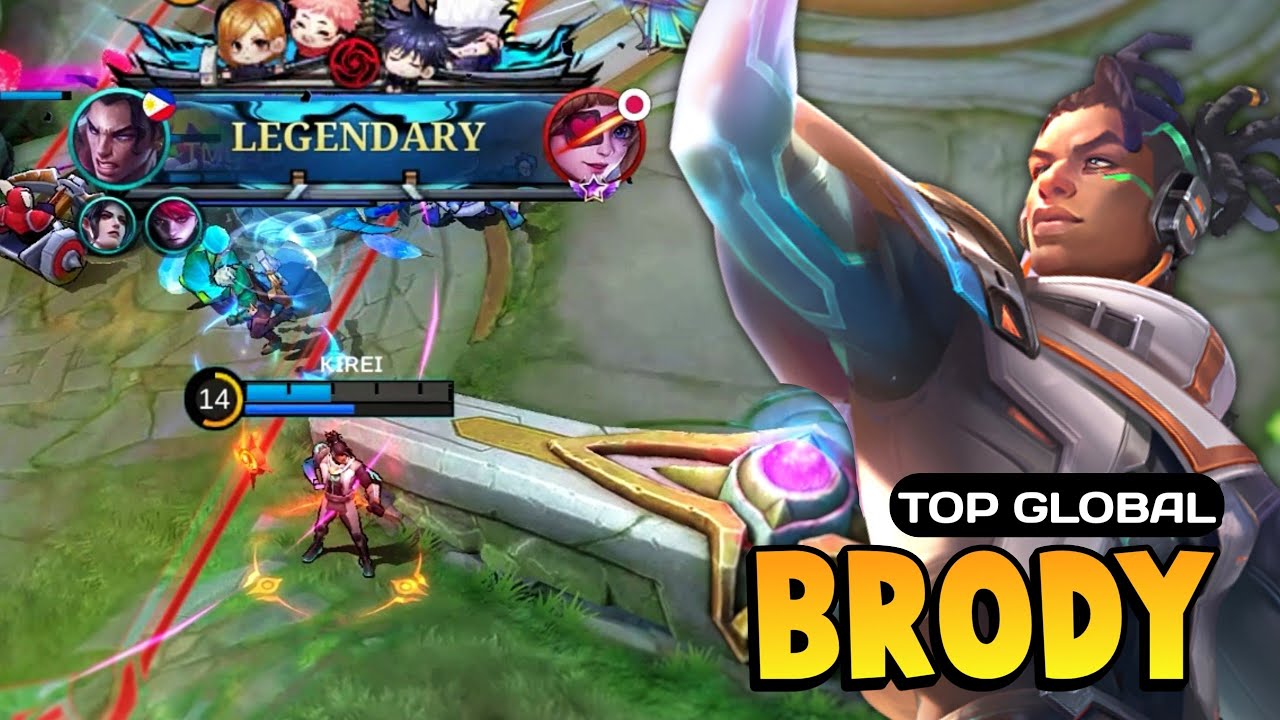 Brody Best Build 2024 [ Brody Top Global Gameplay ] Mobile Legends ...