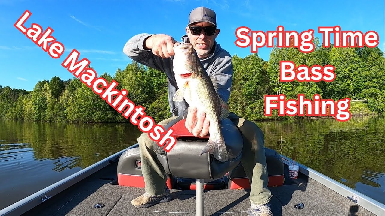 Lake Mackintosh, NC Spring Time Bass Fishing 5/4/2023 - YouTube